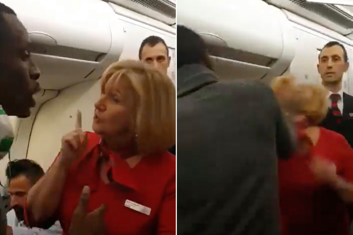 Passenger Slaps and Spits in Face of Flight Attendant in Dispute Over ...