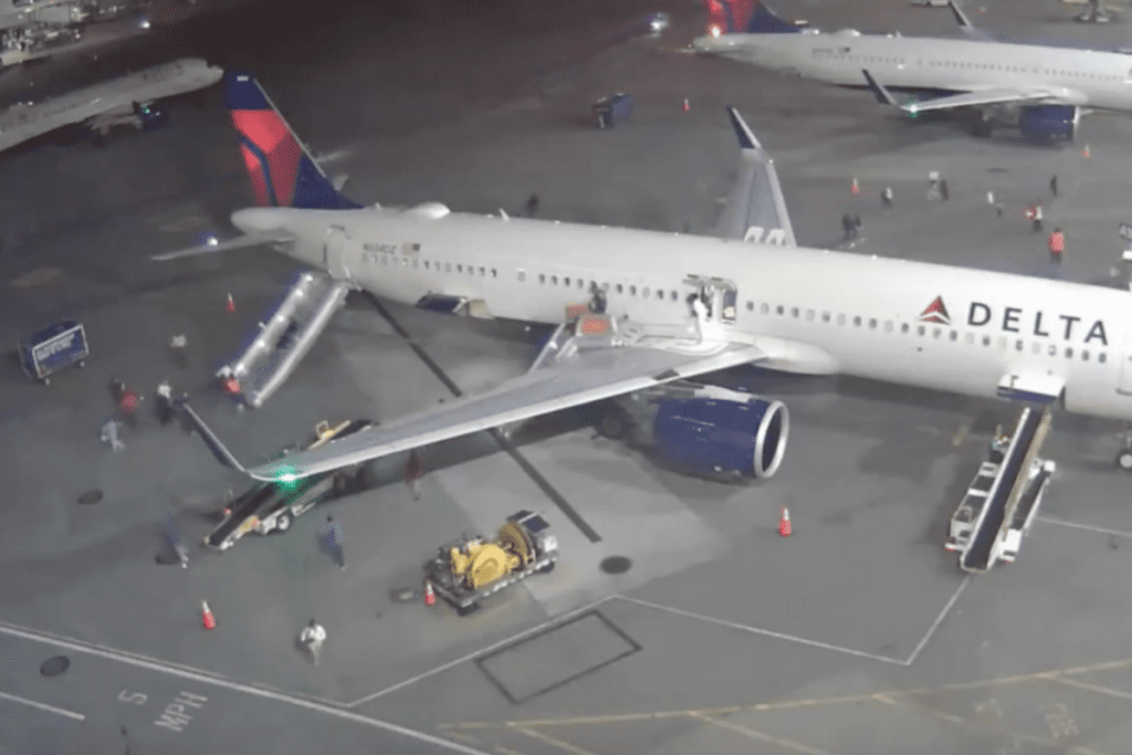 New Video Emerges of Chaotic Emergency Response and Evacuation of Delta ...