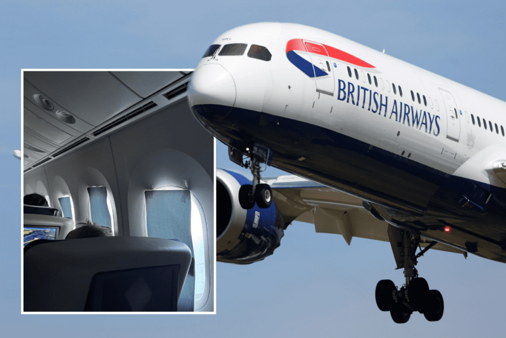 British Airways Passengers Endure 14-Hour Flight With Sunshine Blazing ...